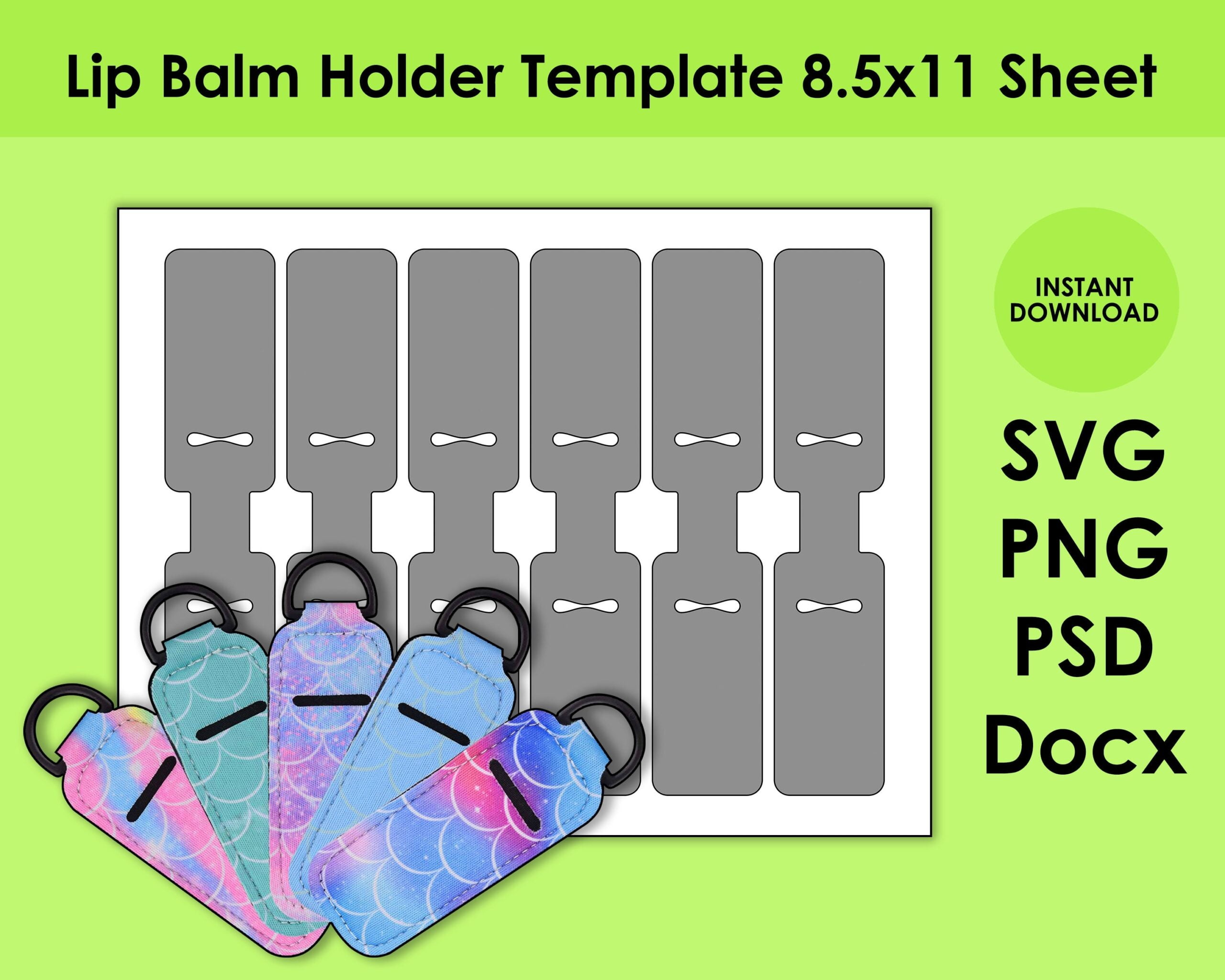 Printable Chapstick Holder Template Printable Templates Online By