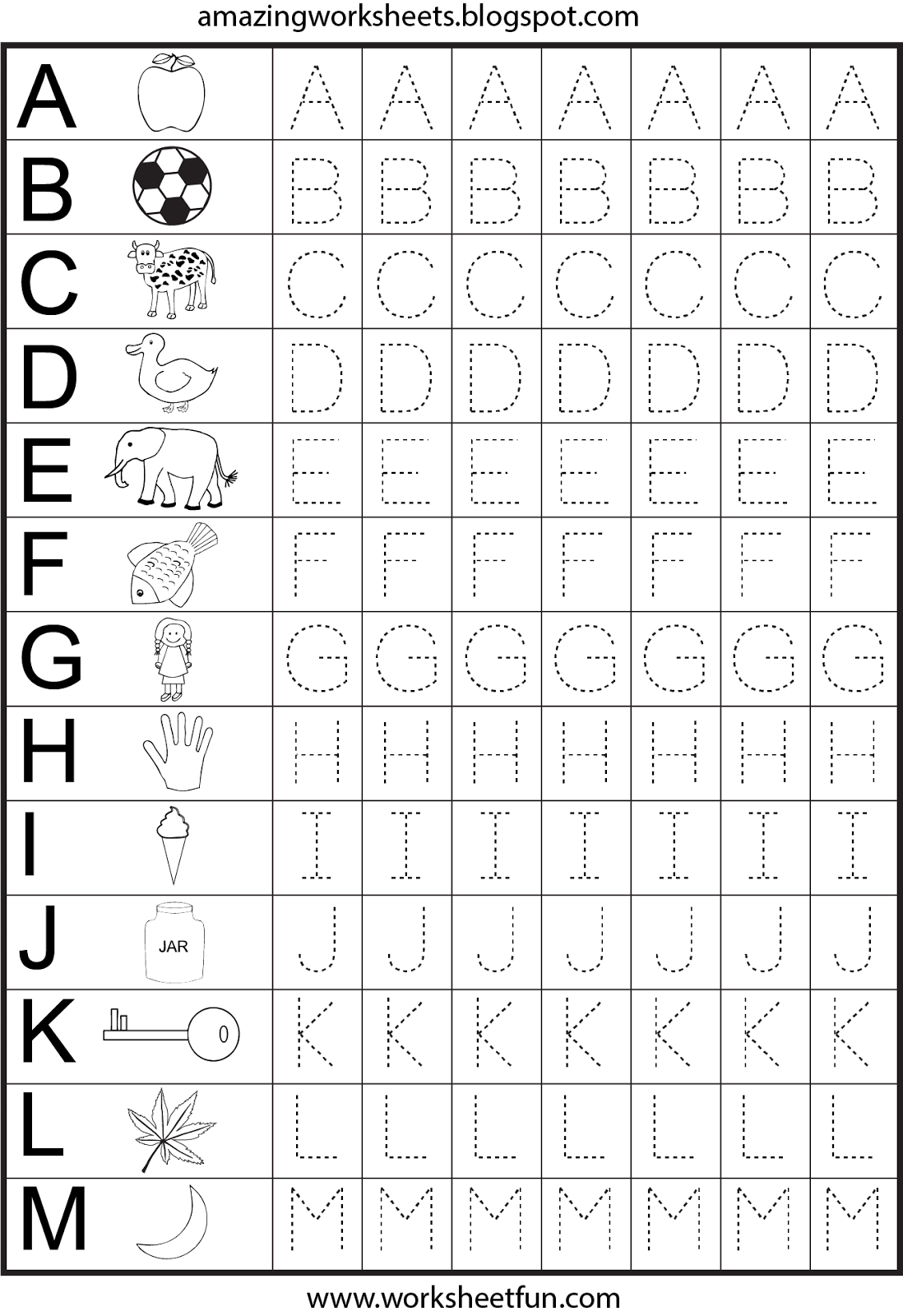 Learn To Write Letters Printable Free Printable