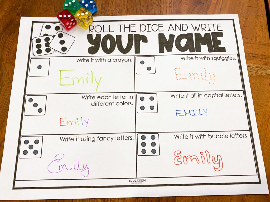 Fun Ways To Write Your Name Free Printable