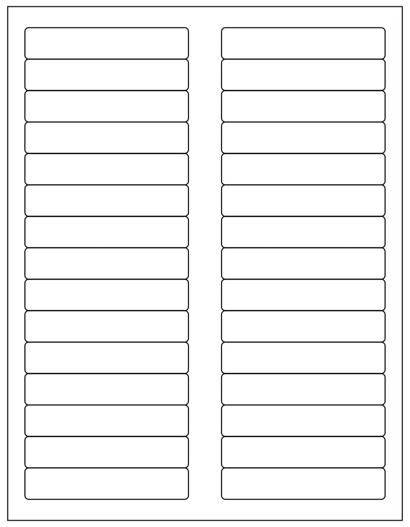 Printable Tab Inserts Template Free Printable