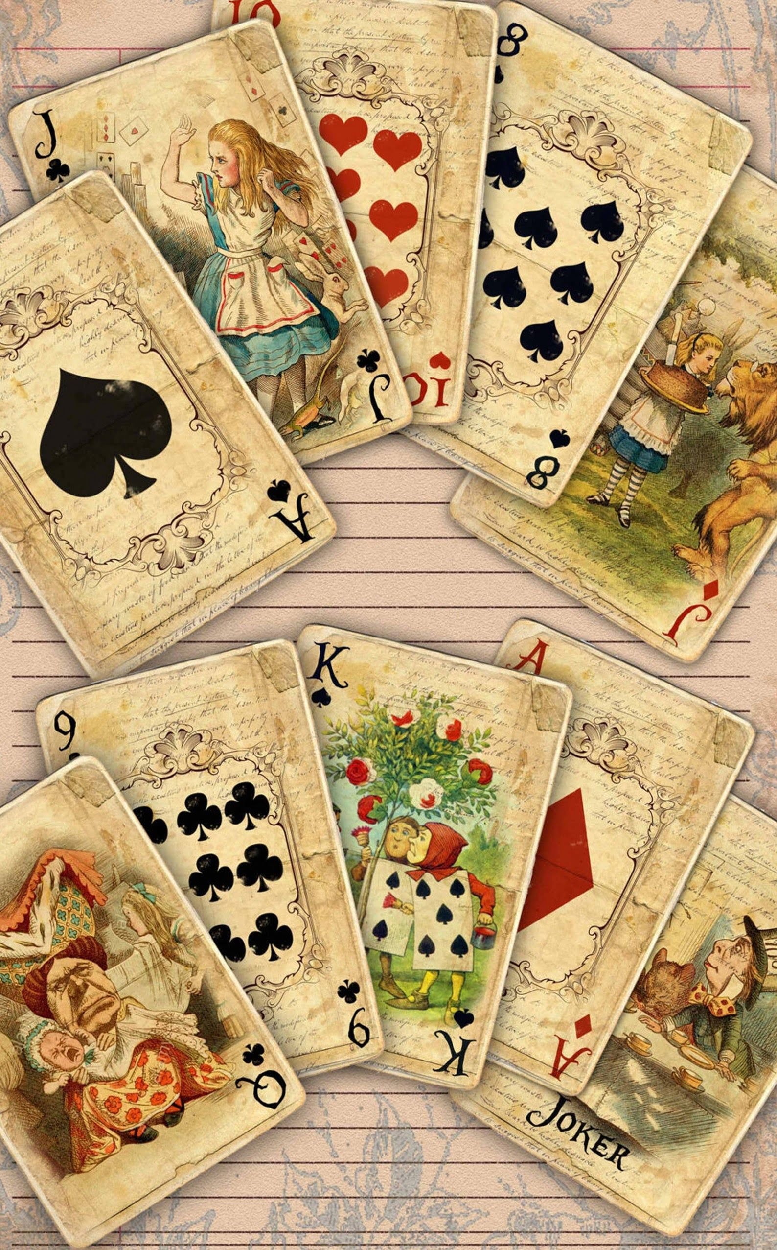 Printable Alice In Wonderland Cards Free Printable
