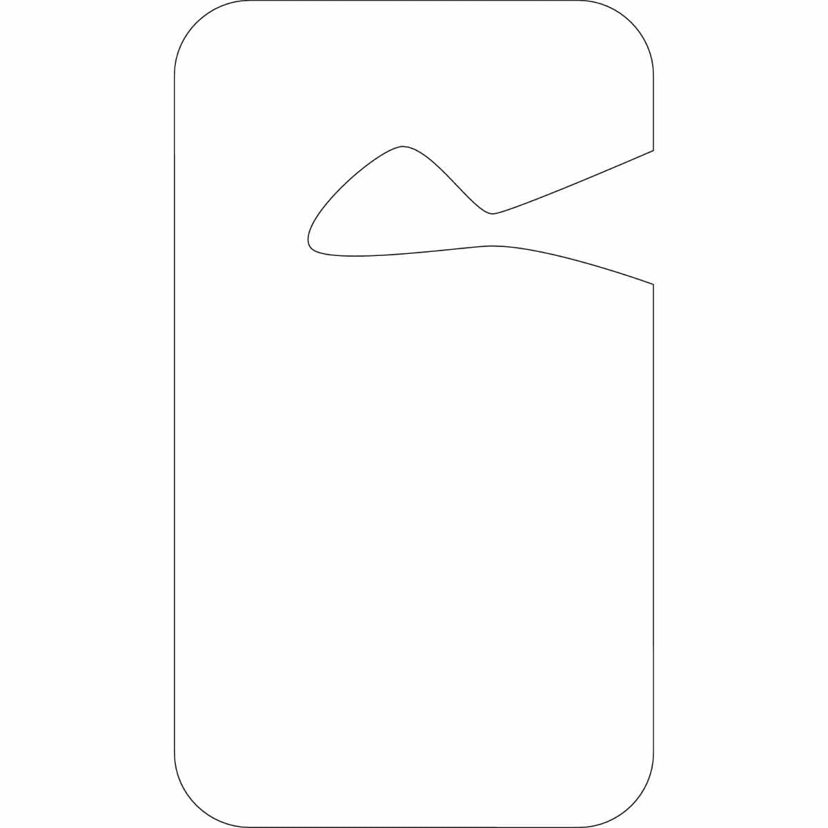 Printable Rear View Mirror Hang Tag Template Free Printable