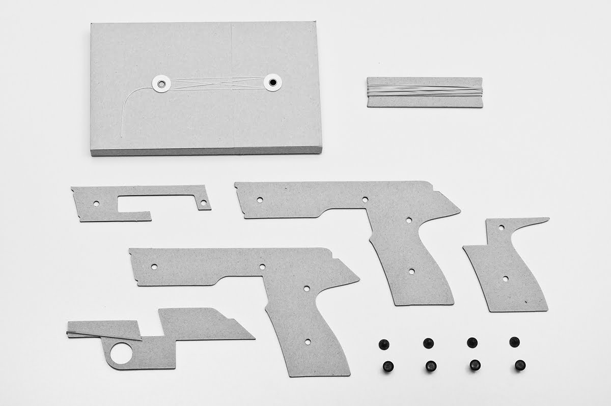 Printable Cardboard Rubber Band Gun Template Free Printable