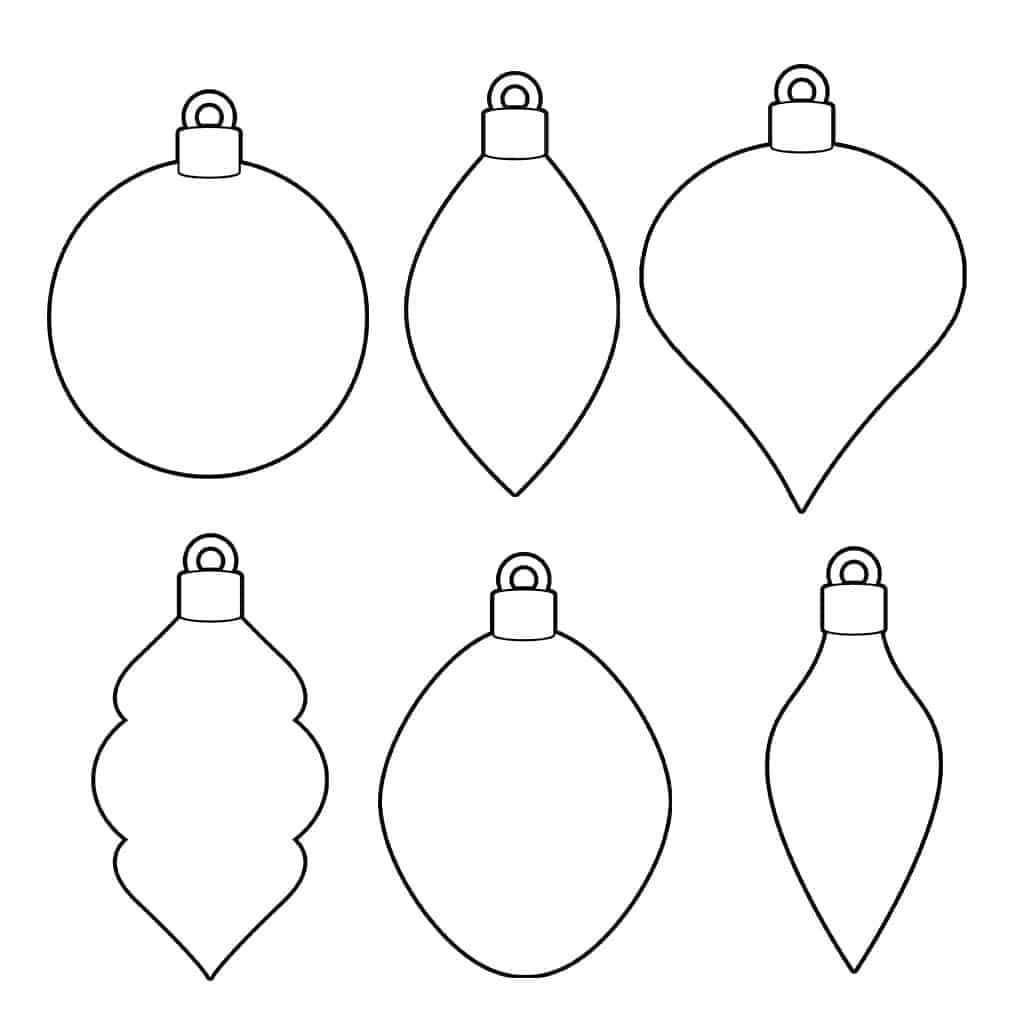 Christmas Ornament Printable Template Free Printable