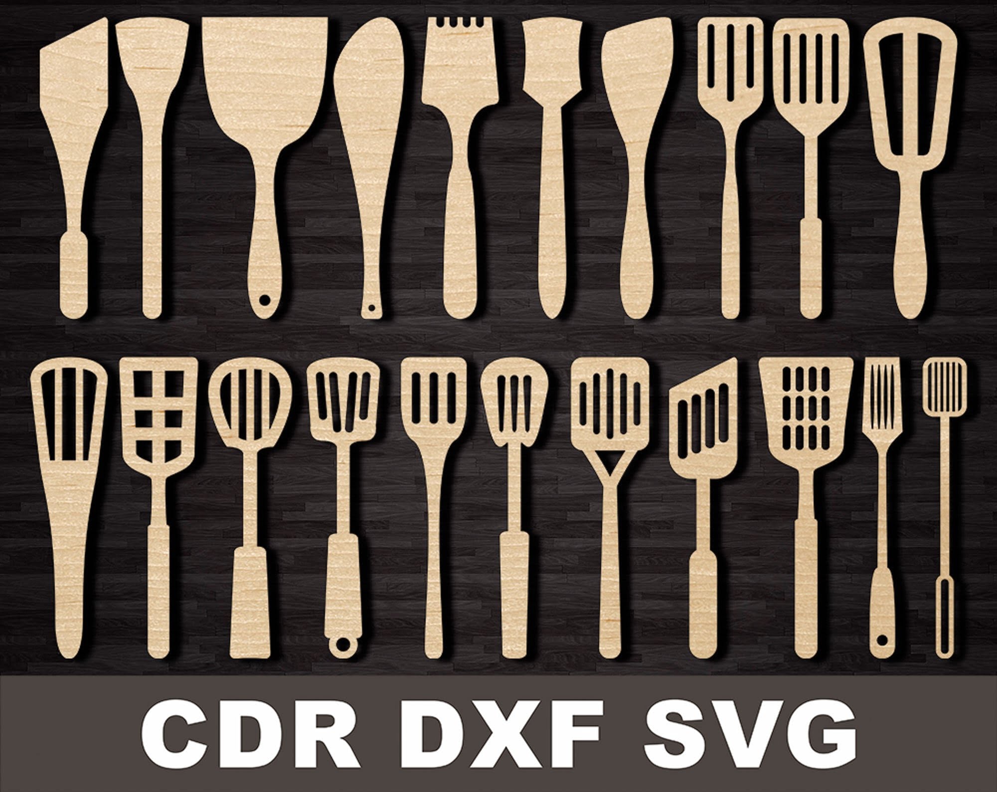 Printable Wooden Spatula Template Free Printable