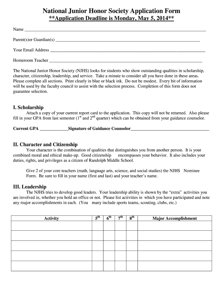 Free Printable Njhs Certificate Template Printable World Holiday