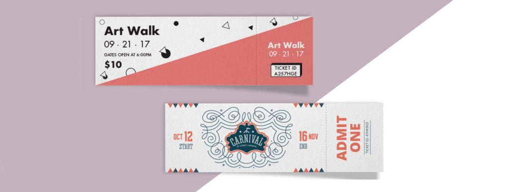 Staples Printable Tickets Template 19883 Download Free Printable