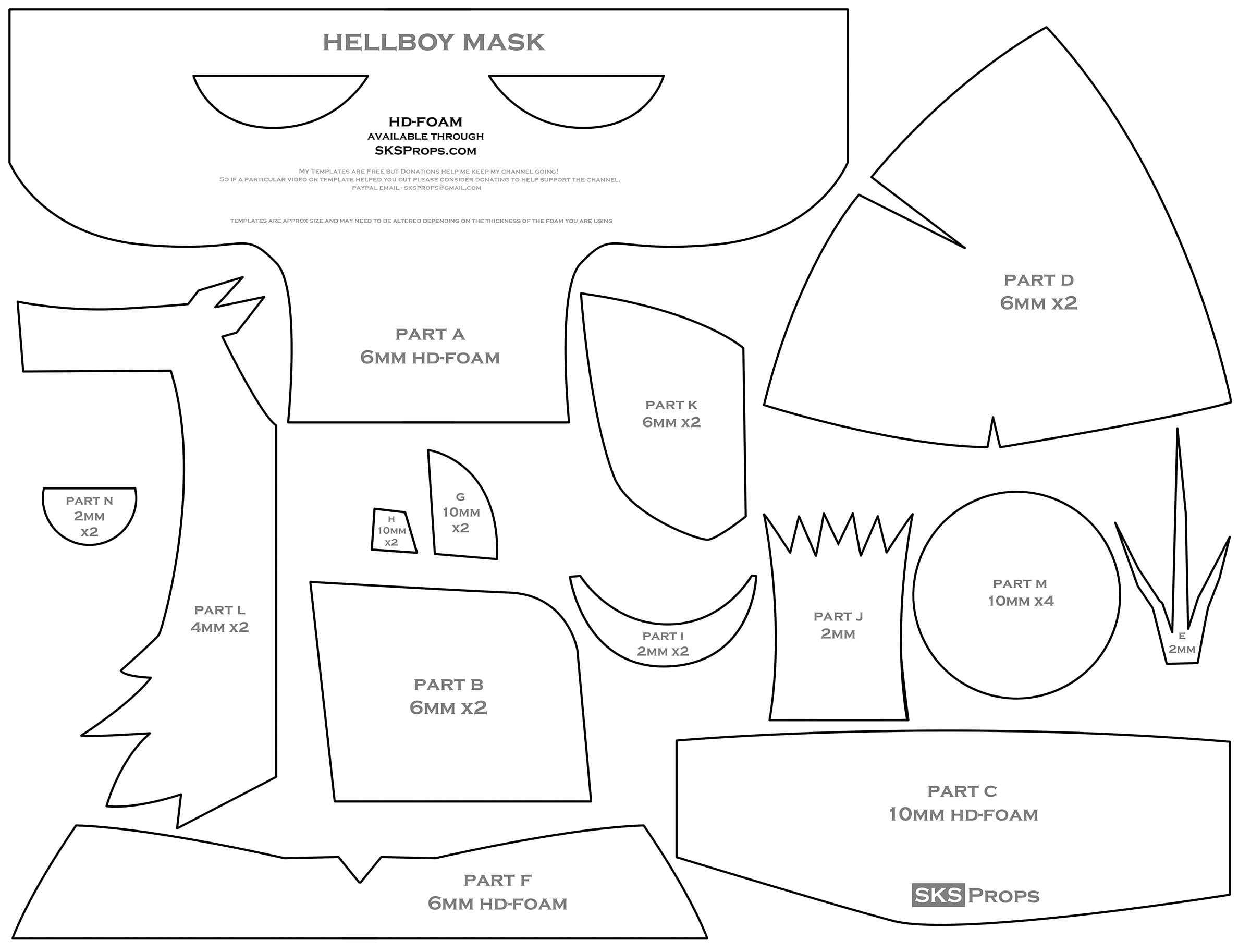 Printable Cardboard Knight Helmet Template Free Printable